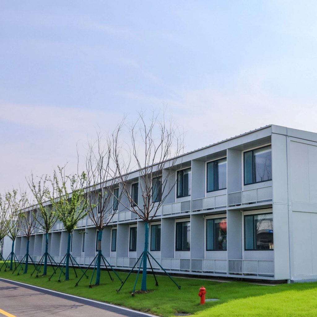 Temporary Prefab Container Dormitory For Construction Worker ...